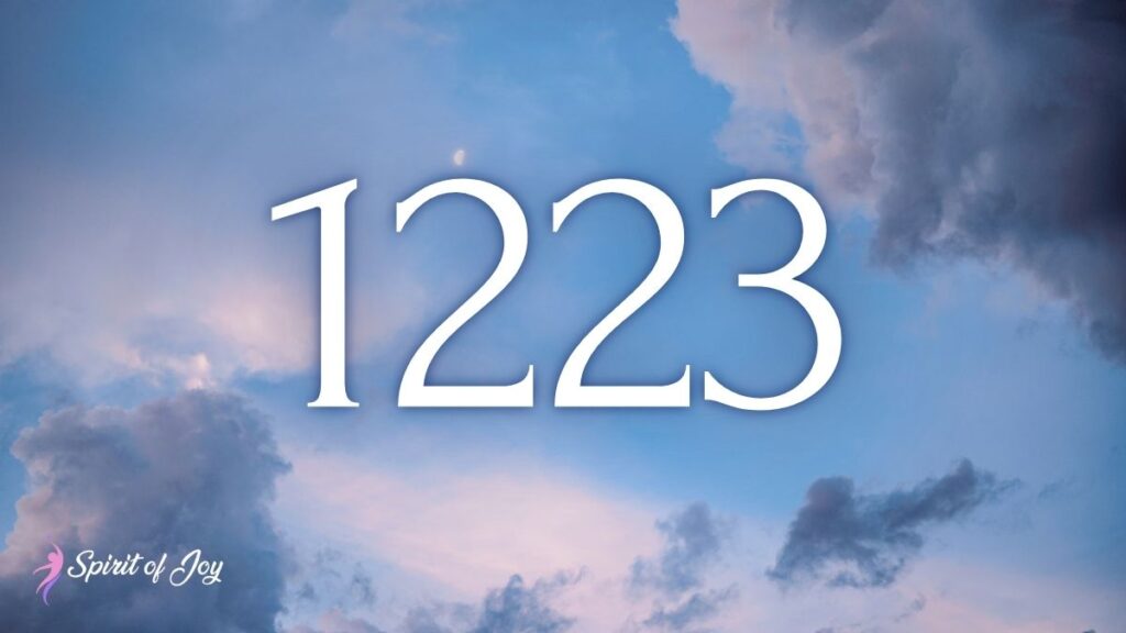 Understanding Angel Number 1223 Meaning - Spirit of Joy