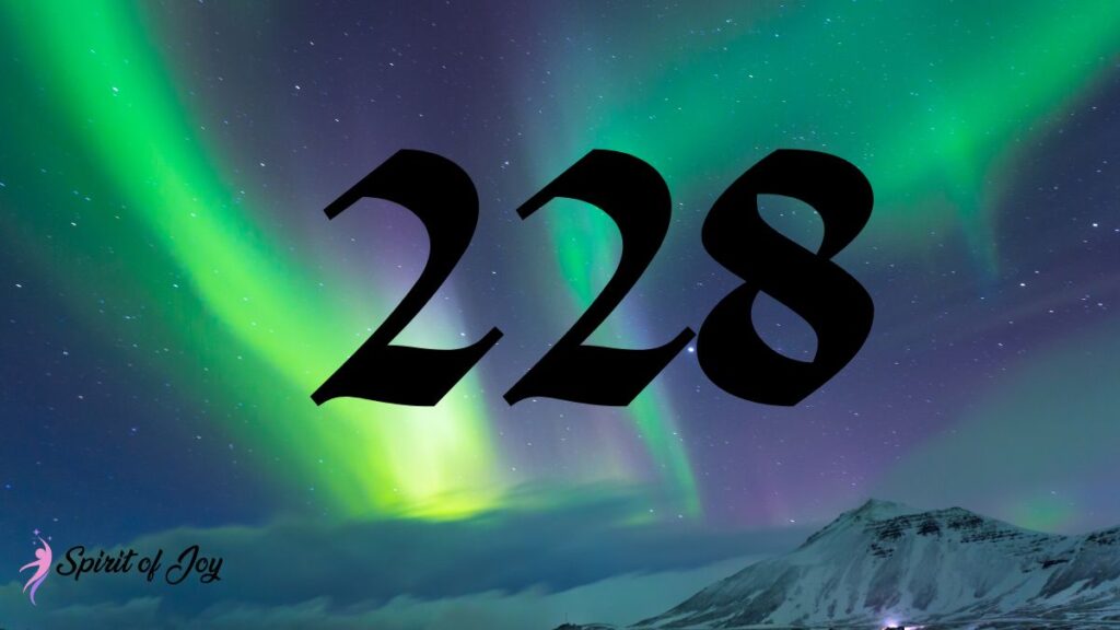 Understanding Angel Number 228 Meaning - Spirit of Joy